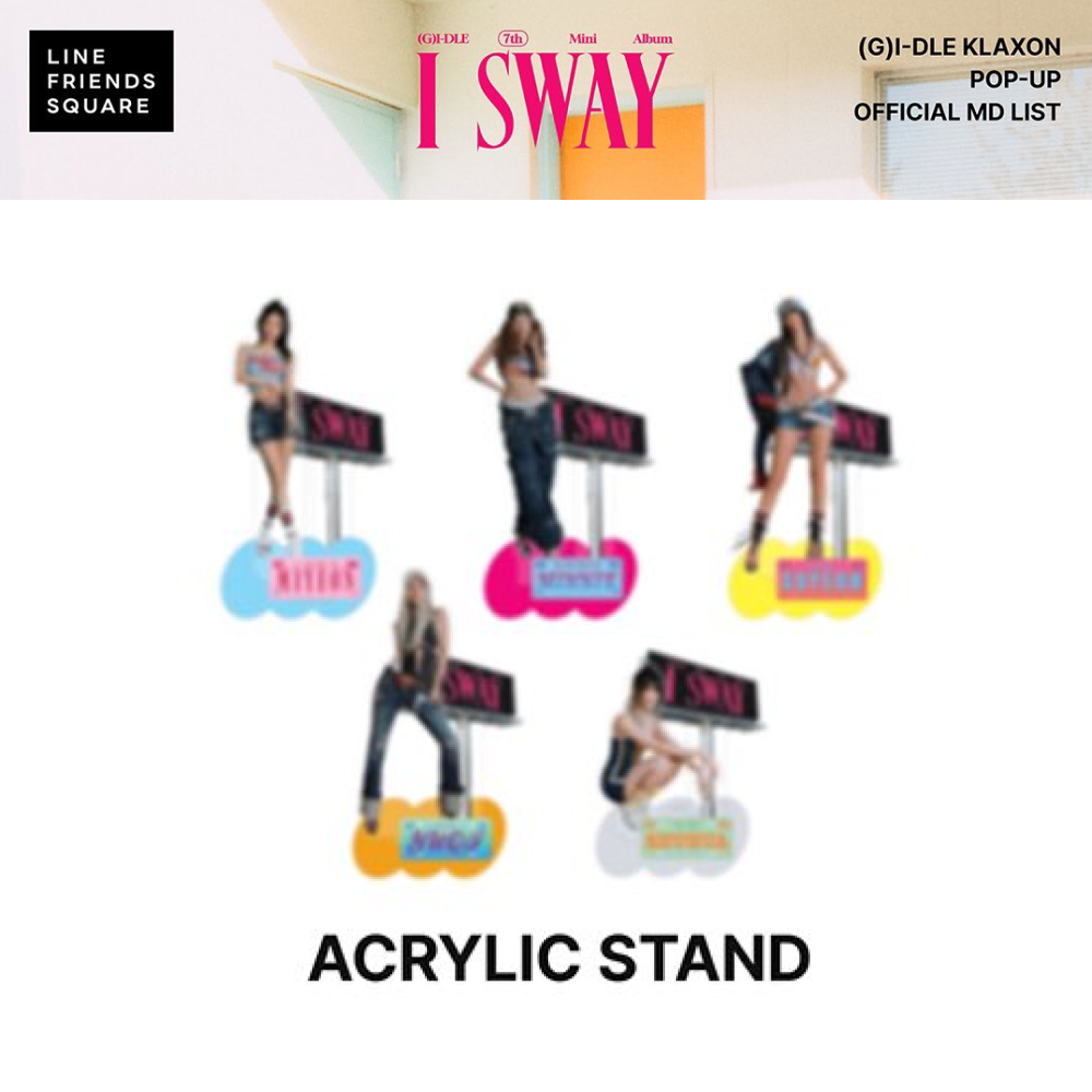 [PRE-ORDER] (G)I-DLE KLAXON POP-UP OFFICIAL MD ACRYLIC STAND – Dear My ...