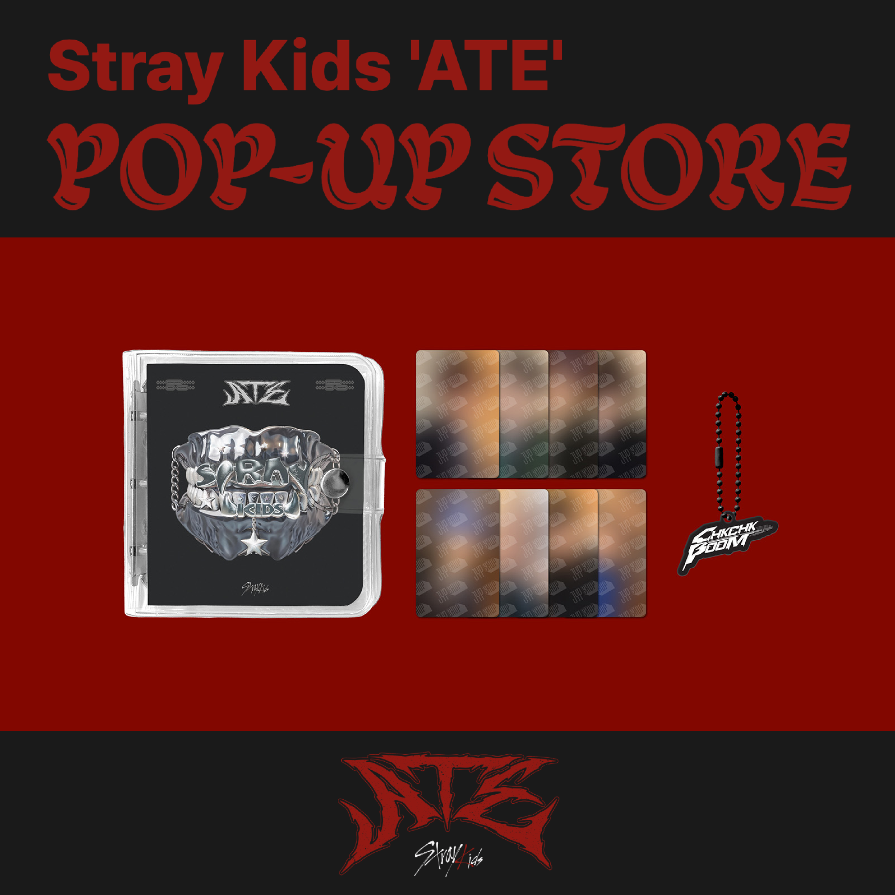 [PRE-ORDER] Stray Kids ATE POP-UP STORE OFFICIAL MD BINDER & PHOTOCARD ...