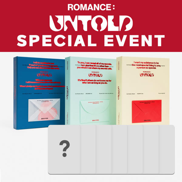 [PRE-ORDER BENEFIT] ENHYPEN 2ND FULL ALBUM ROMANCE : UNTOLD – Dear My ...