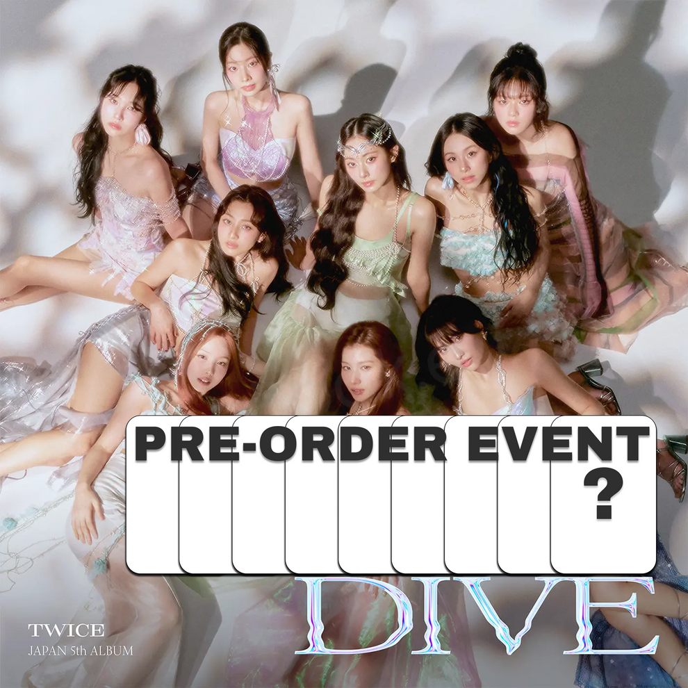 [PRE-ORDER BENEFIT] TWICE 5th Jpanese Album DIVE (Regular Edition ...