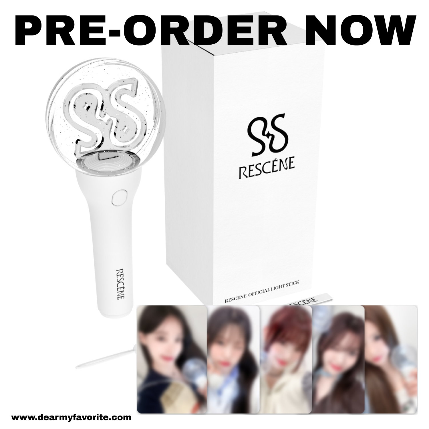 [PRE-ORDER BENEFIT] RESCENE OFFICIAL LIGHT STICK – Dear My Favorite