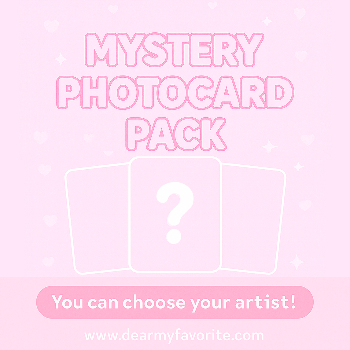 MYSTERY PHOTOCARD PACK – Dear My Favorite